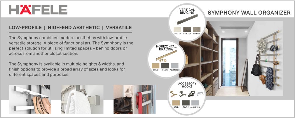 Wall Symphony Organizer by Hafele | CabinetParts.com