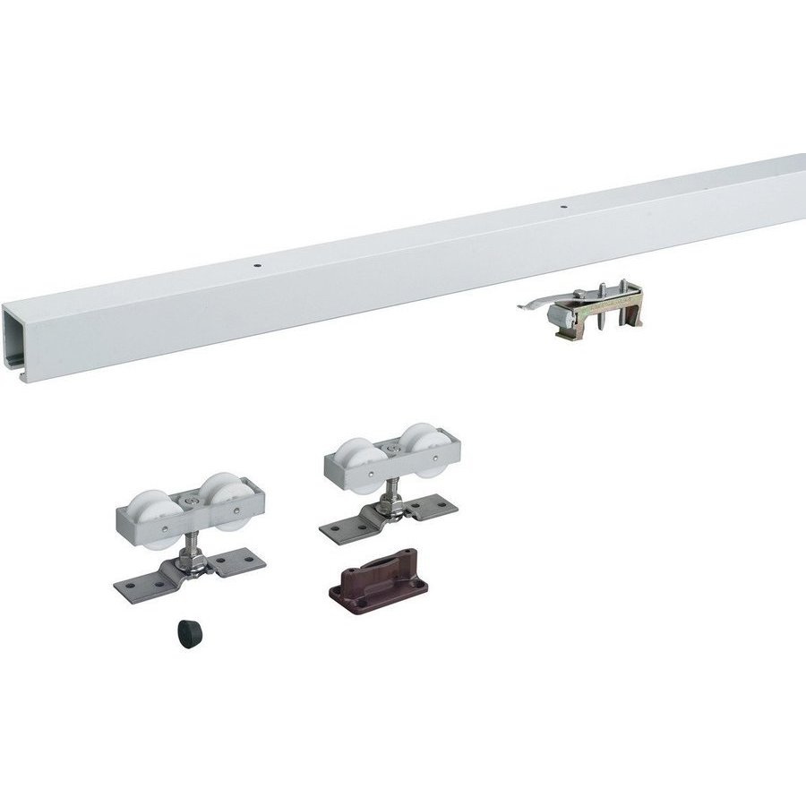 Hafele 940.80.003, Junior 80/Inox Sliding Door Hardware System (Track ...