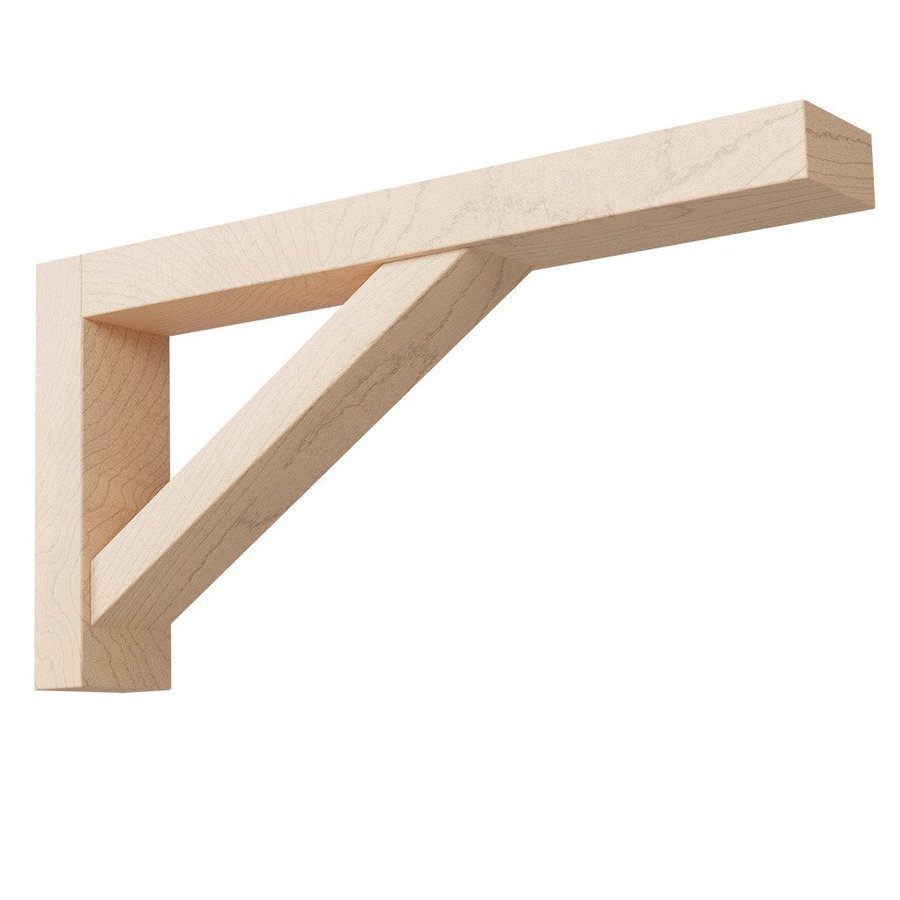 Brown Wood 01605007PT1, 5 Inch Tall x 1-1/2 Inch Wide Lexington Bar ...