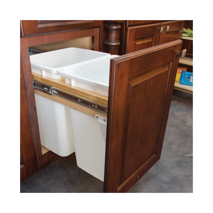 Kessebohmer 503.08.145, 2 x 52 Quart 17-7/8 Inch Width Double Wood ...