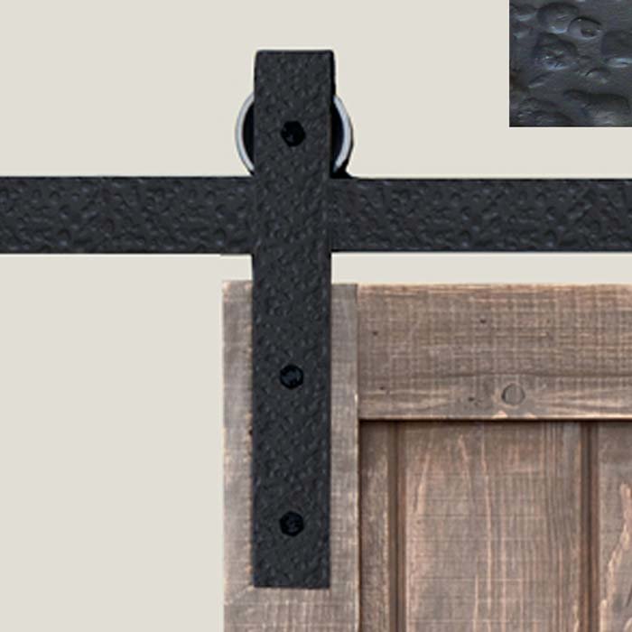 Acorn Manufacturing BH3BI, Basic Barn Door Rolling Hardware Rough Iron ...