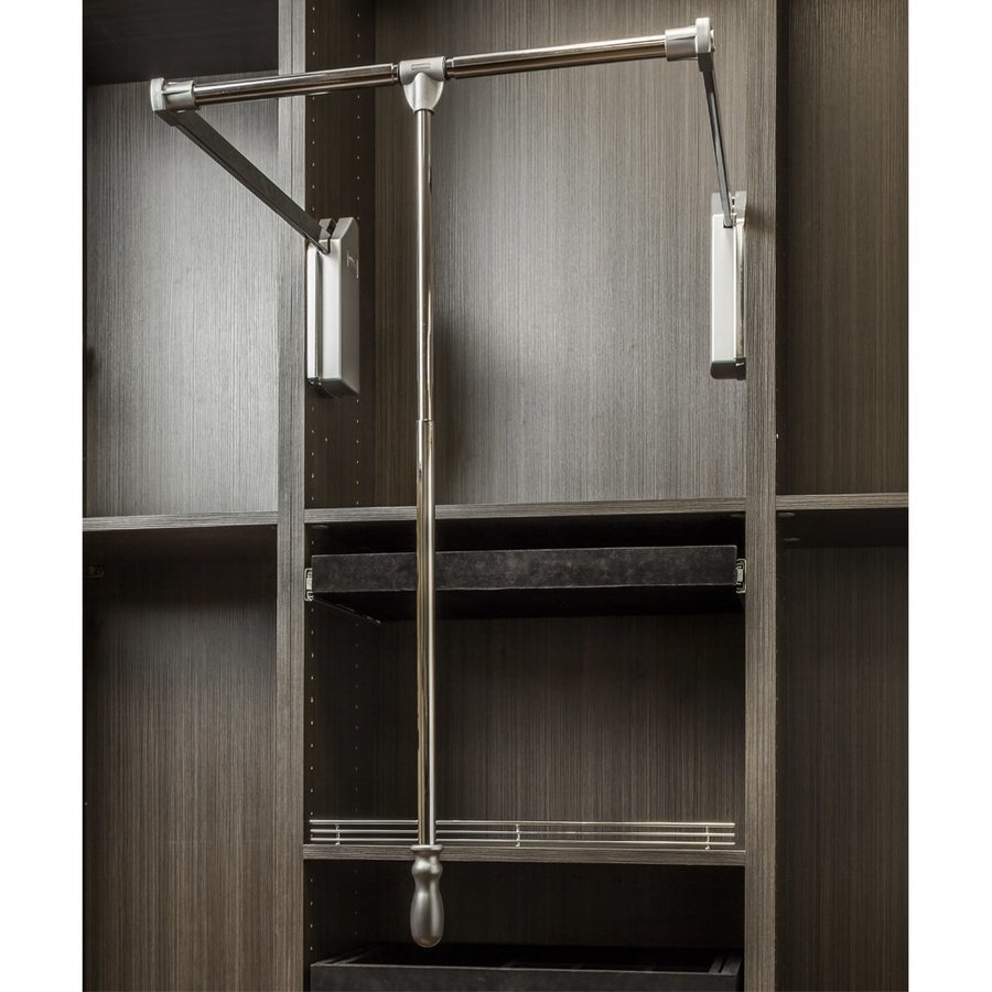 Hardware Resources 1532SC-PC, HR Expanding Wardrobe Lift with Soft ...