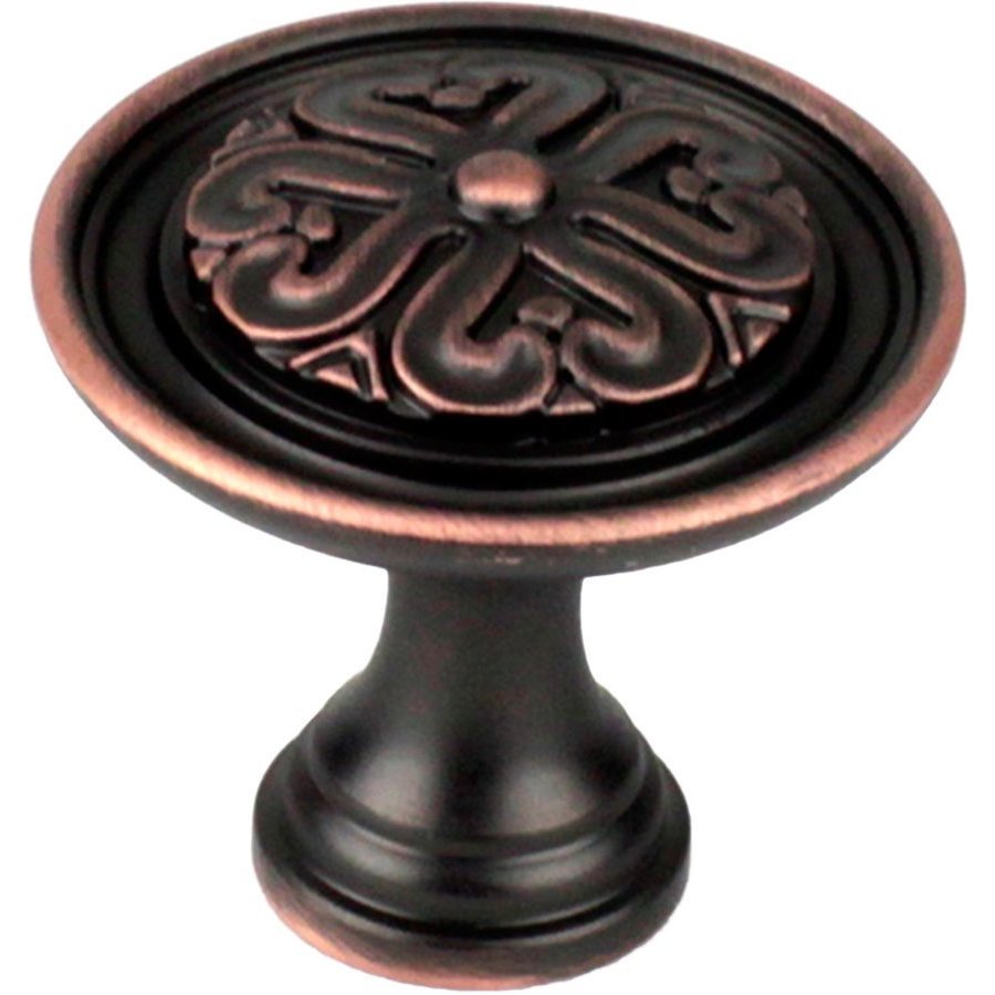 Century Hardware Iris 1-3/8 Inch Diameter Antique Bronze Copper Cabinet ...