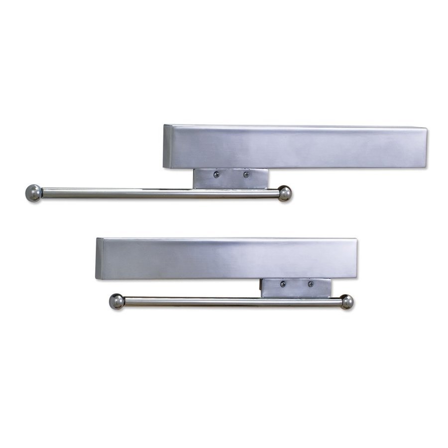 Hardware Resources 295W-PC, 11-5/8 Inch Length Sliding Valet Rod with ...