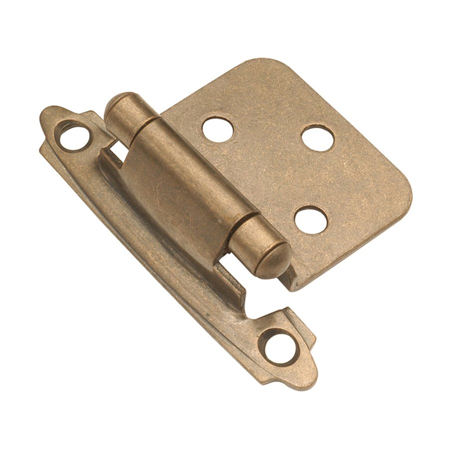 Hickory Hardware P144-AB, Variable Overlay Hinge Pair Antique Brass ...