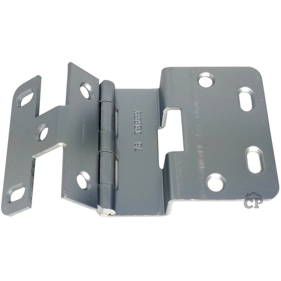 #76 Five Knuckle Overlay Institutional Hinge, Dull Chrome ...