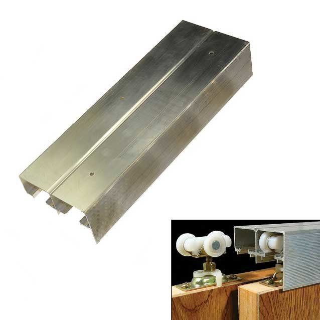 Johnson Hardware 134F-072, 134F Series Bypass Track 72" | CabinetParts.com