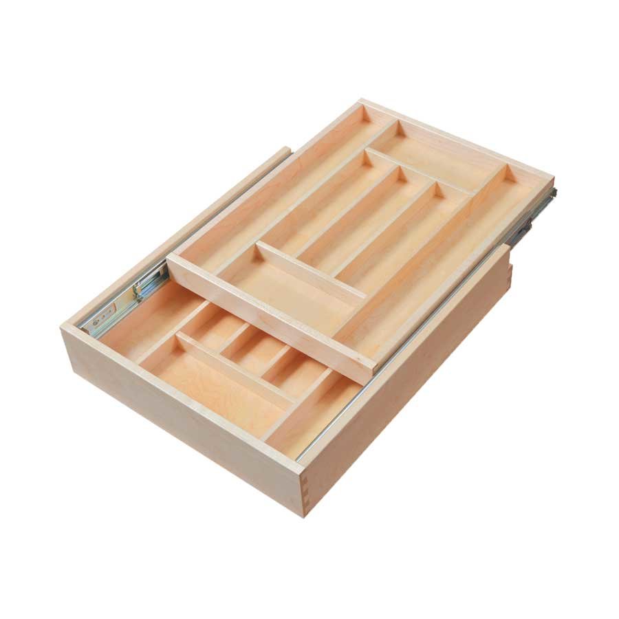 Century Components DTIER175PF, Two Tier Double Cutlery Drawer for 21 ...