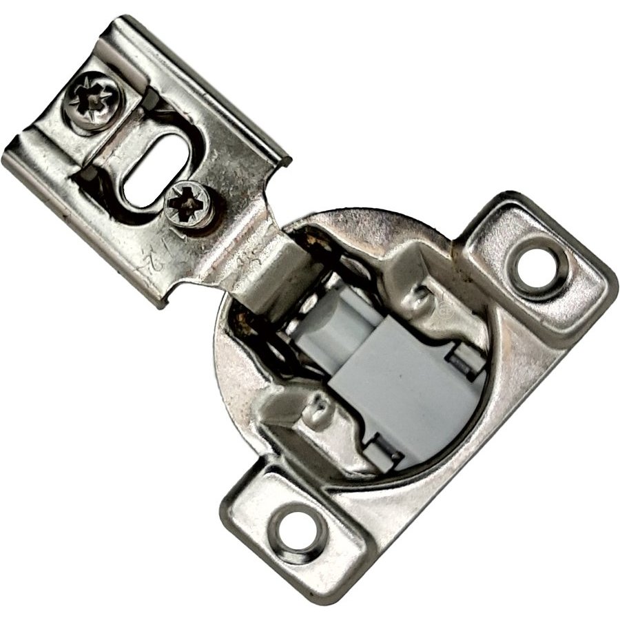 Builders Line Compact Hinge, 1/2" Overlay Screw-On, Soft-Close, 4 Way 2 ...