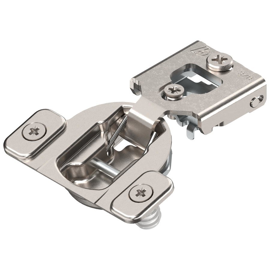 Blum 38N358C.06, Compact 38N Hinge and Mounting Plate 3/8" Overlay with ...