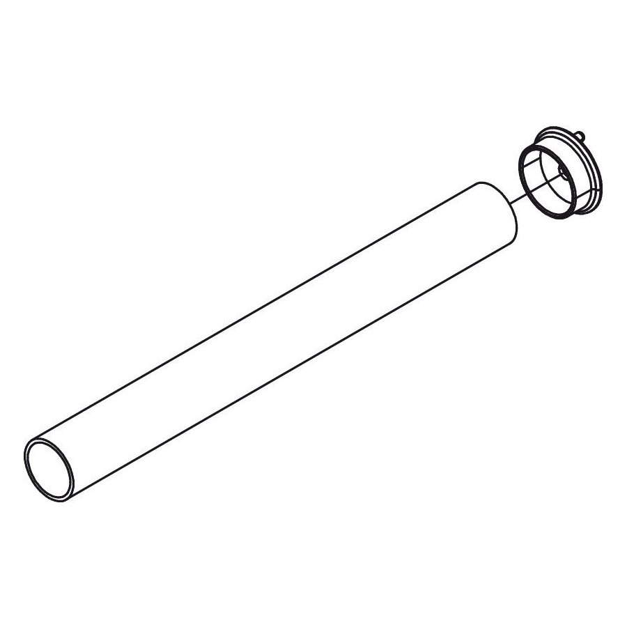 Hafele 803.39.610, Synergy Elite Wardrobe Tube End Cap Support, Matte ...