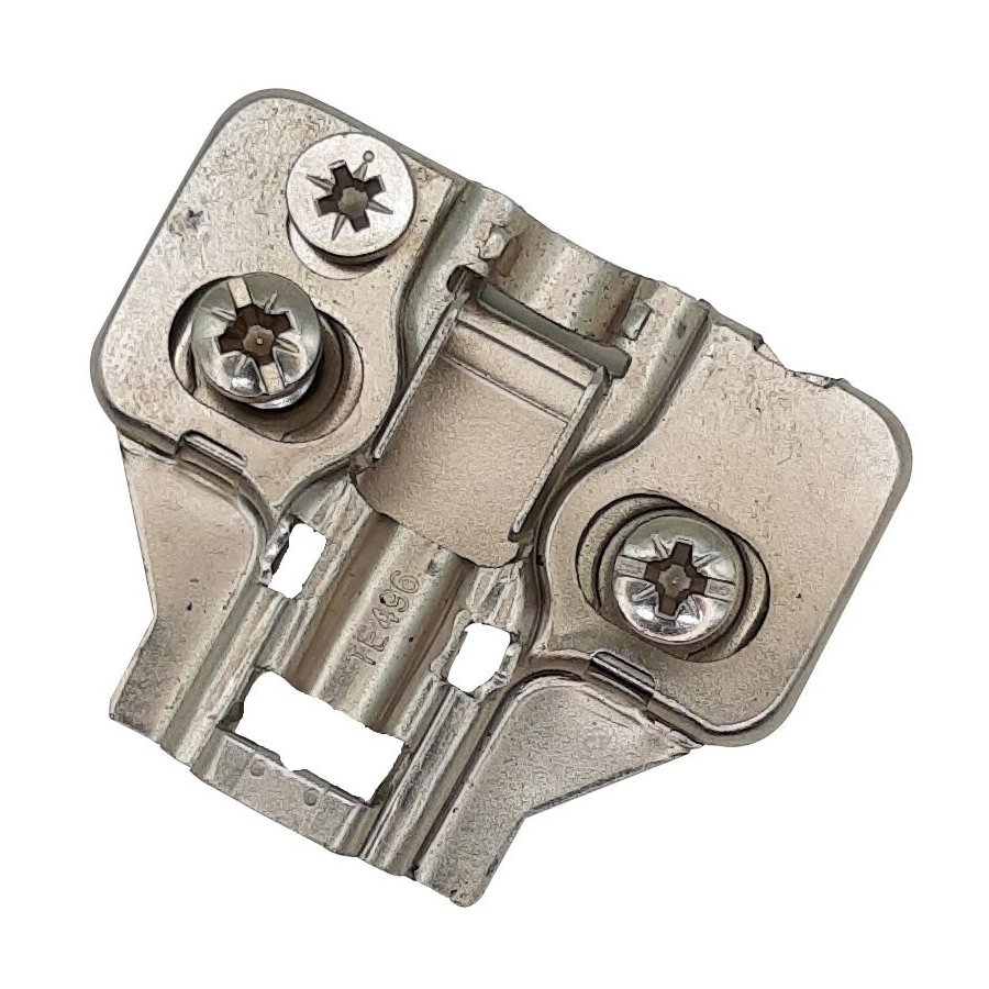 Builders Line Long Arm Hinge Baseplate, 4mm Frameless Cabinet Clip ...