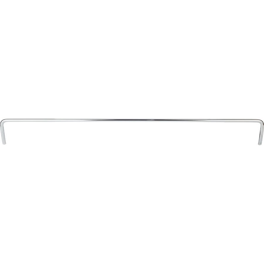 Hardware Resources RAIL-17-PC, 17-7/16 Inch Metal Shelf Rail, Polished ...