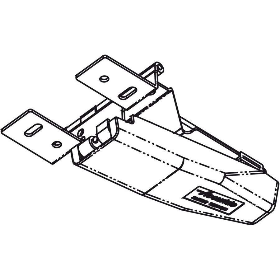 Accuride 12" Length “Over-the-Top” Flipper Door Slide with Easy Down ...