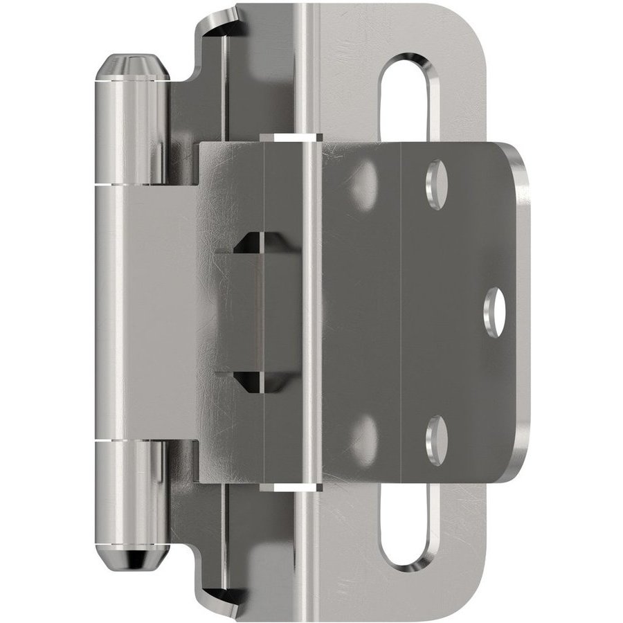 Amerock BPR756526, 3/8 Inch Inset Self Closing Partial Wrap Hinge ...
