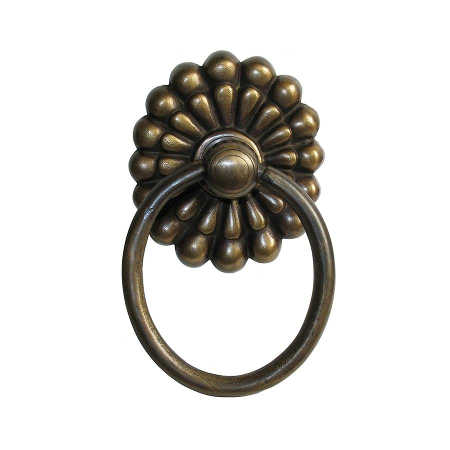 Gado Gado HRP2016, Ring Pulls 4 Inch Diameter Unlacquered Antique Brass ...