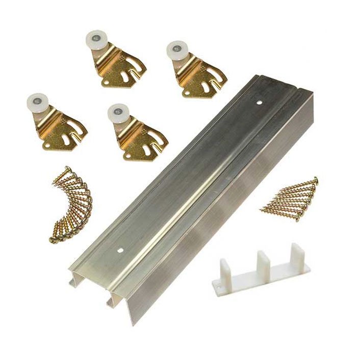 Johnson Hardware 2200F721, 2200F Series Bypass Track Set for 2 Doors 72 ...