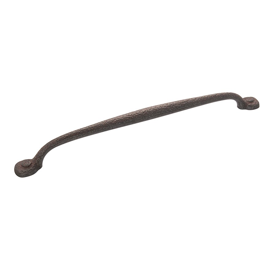 Hickory Hardware Refined Rustic Pull 12" Center to Center Rustic Iron ...