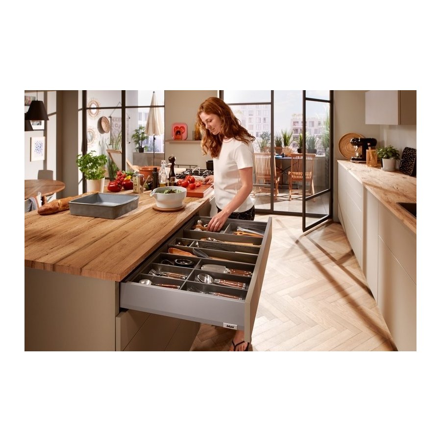Blum 470M3502S, 14 Inch Length MERIVOBOX M Height Drawer Profile Left ...