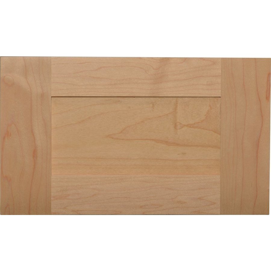Drawer Front Sample, Clear Coat Maple Arched Veneer Panel, 15" Width x ...