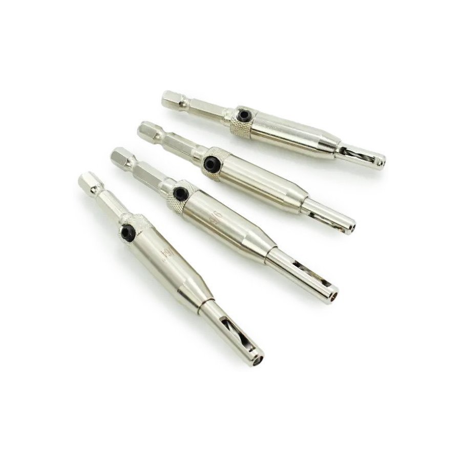 Professional Vix Bit Set, Self-Centering Hinge Drill Bits, Essential ...