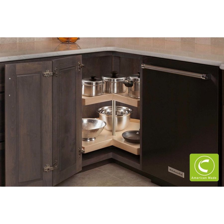 Century Components SIGSHO28PCUF, Signature Series 2 Shelf Pie Cut Lazy ...