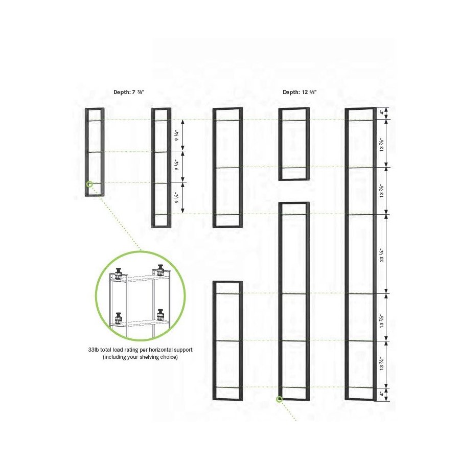 Kessebohmer 2367469873, 26-3/8 Inch Height x 7-7/8 Inch Depth YouK ...