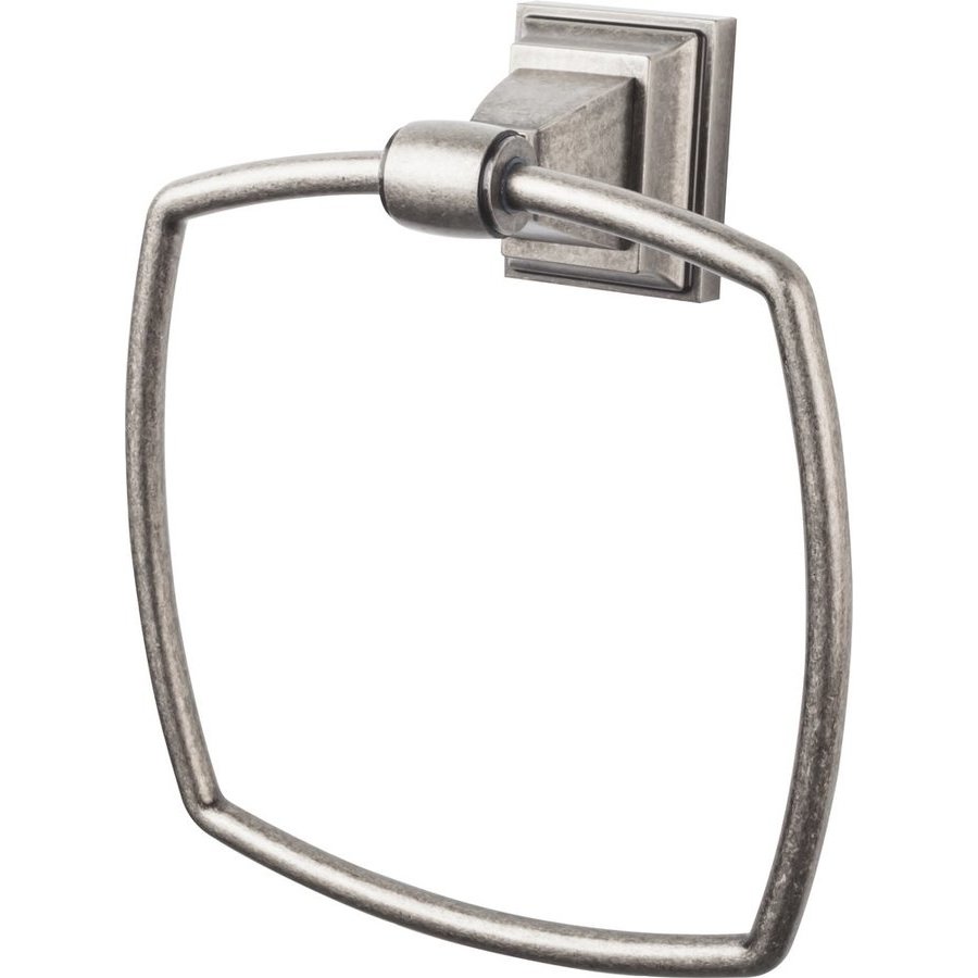 Top Knobs STK5AP, 7 Inch Diameter Stratton Towel Ring, Antique Pewter | CabinetParts.com