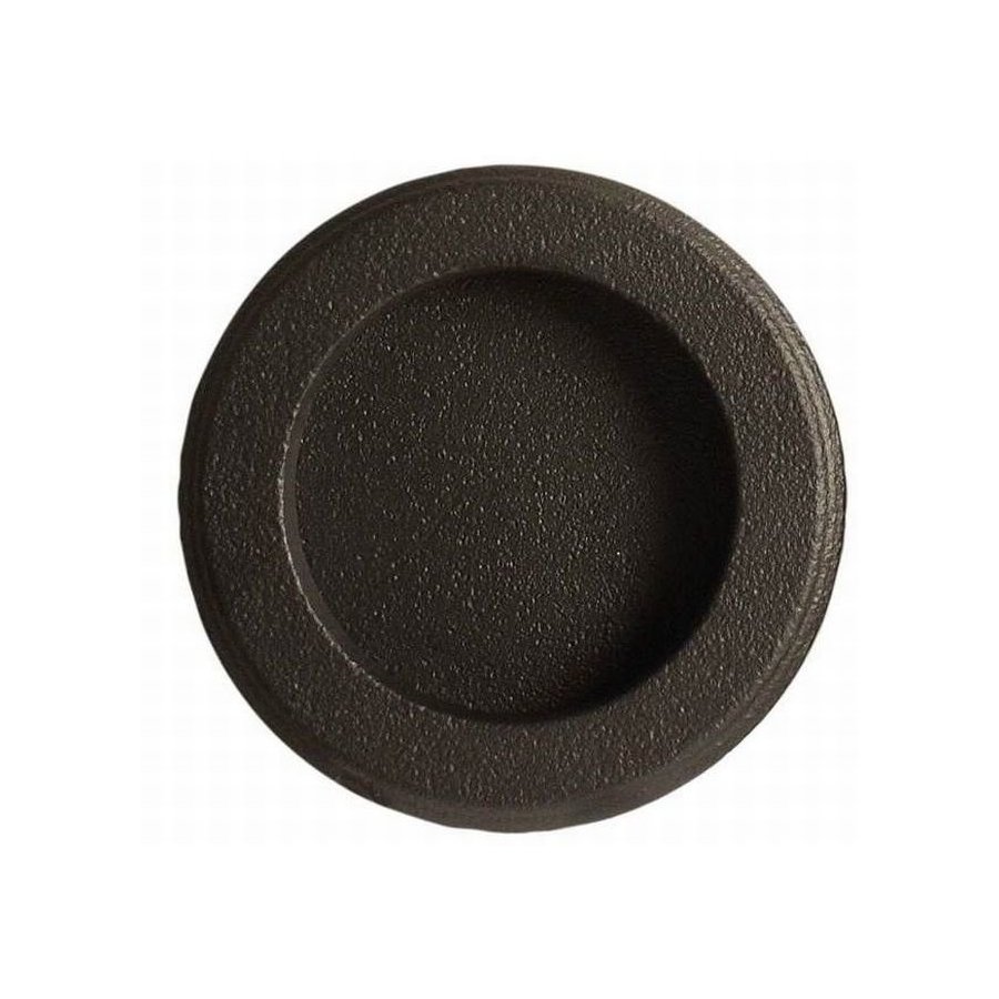 Emtek 2211US10B, 2-1/2 Inch Diameter Round Flush Pull, Oil Rubbed ...
