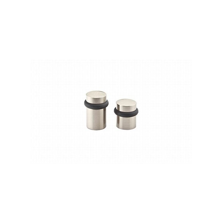 Emtek 2258US15, 2 Inch Height Cylinder Floor Bumper, Satin Nickel ...