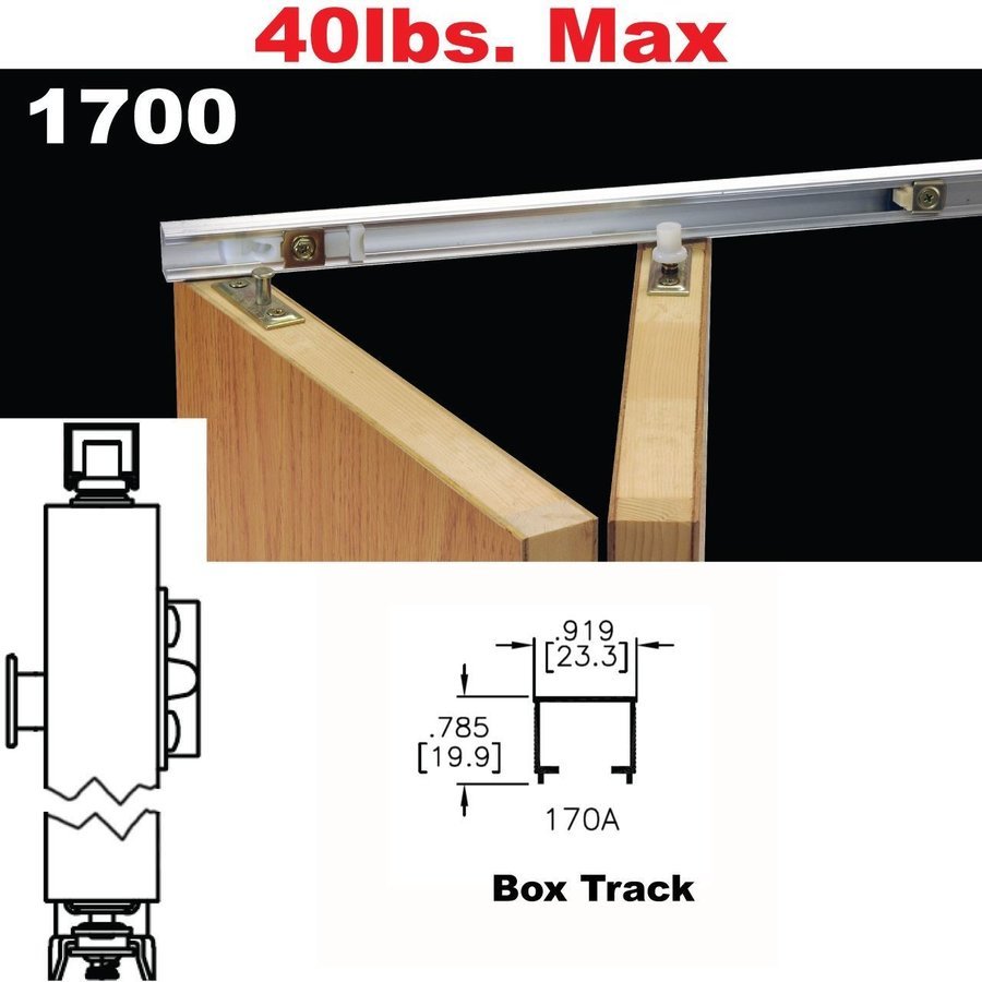 Johnson Hardware 1700363H, 1700 Series Bi-Fold Door Hardware Set for 2 ...