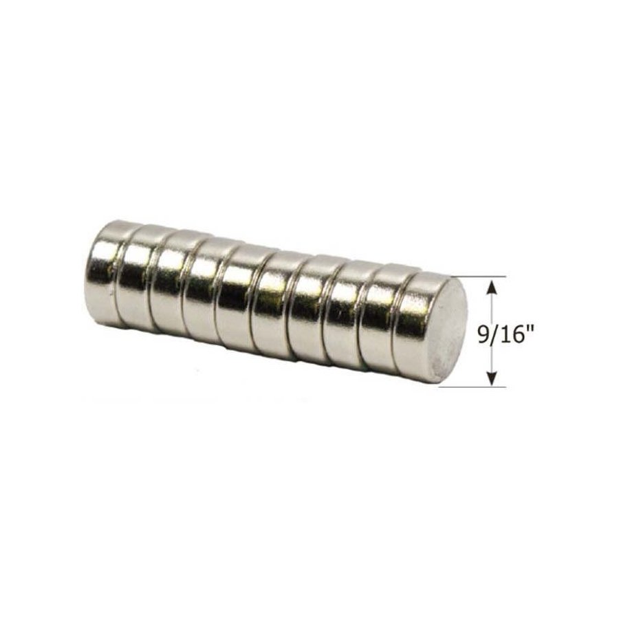 9/16 Inch Fastcap Recessed Magnetic Catch, 10 per Pack | CabinetParts.com
