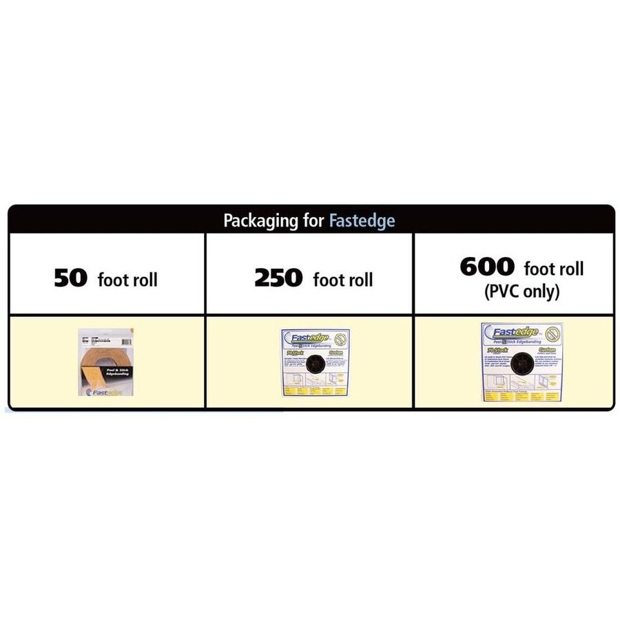 Fastcap FE.SP.15/16-250.BL, 15/16 Inch Width FastEdge PVC Peel and ...