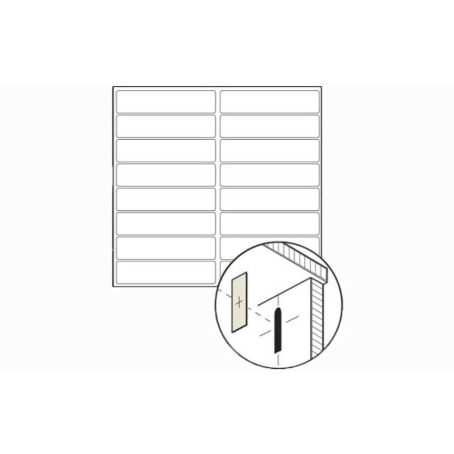 9/16 Inch x 2-1/2 Inch Fastcaps, 320 Fastcaps Per Box, White ...