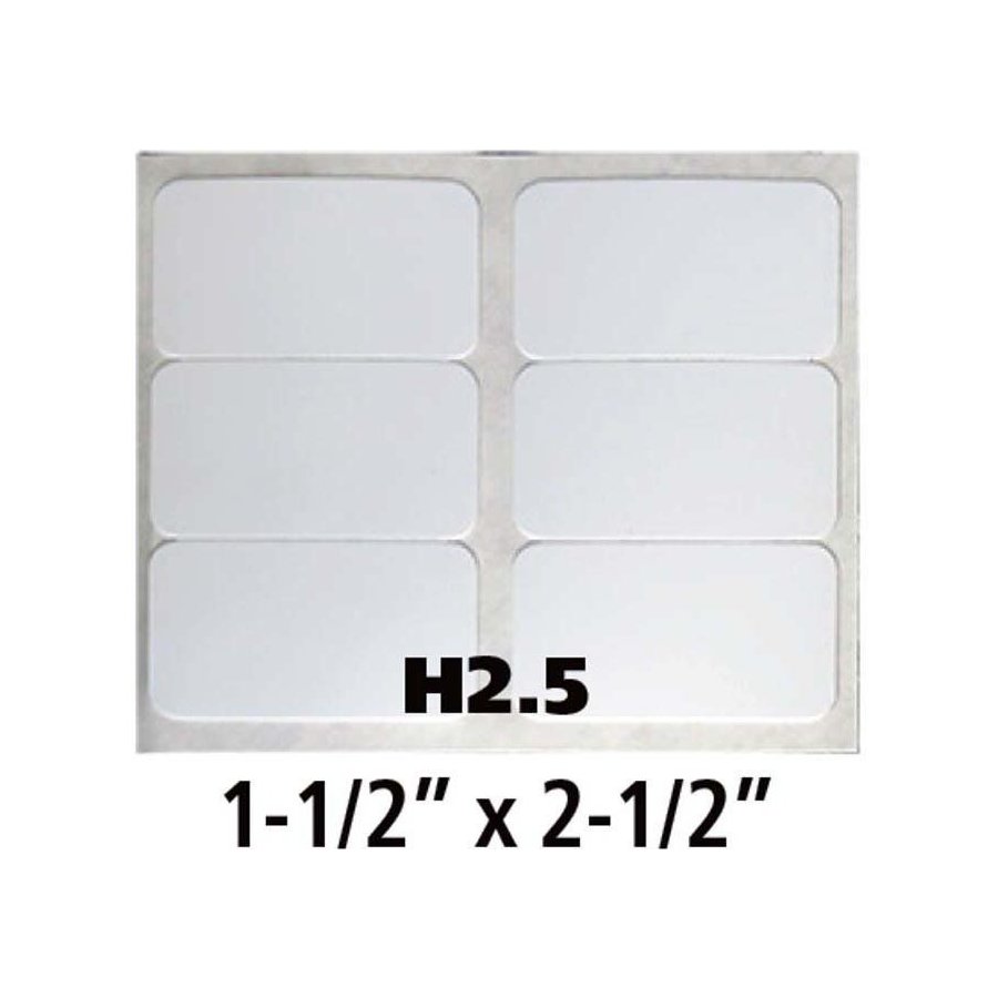 1-1/2 x 2-1/2 Inch Fastcaps, 120 Fastcaps Per Box, White | CabinetParts.com