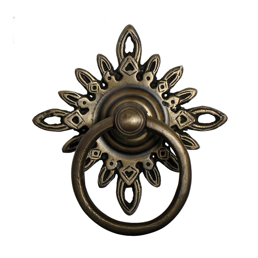 Gado Gado HRP5012, Ring Pulls 3 Inch Diameter Unlacquered Antique Brass ...