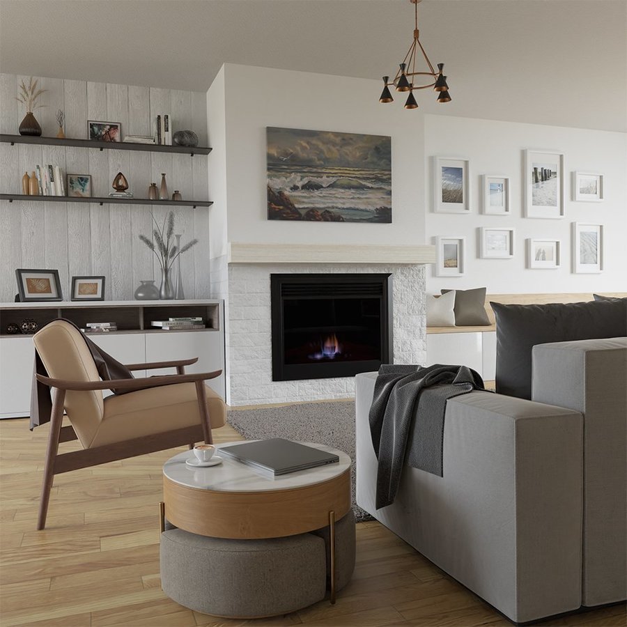 Federal Brace FB-08033, Floating Mantle/Shelf with Concealed Wall Mount ...