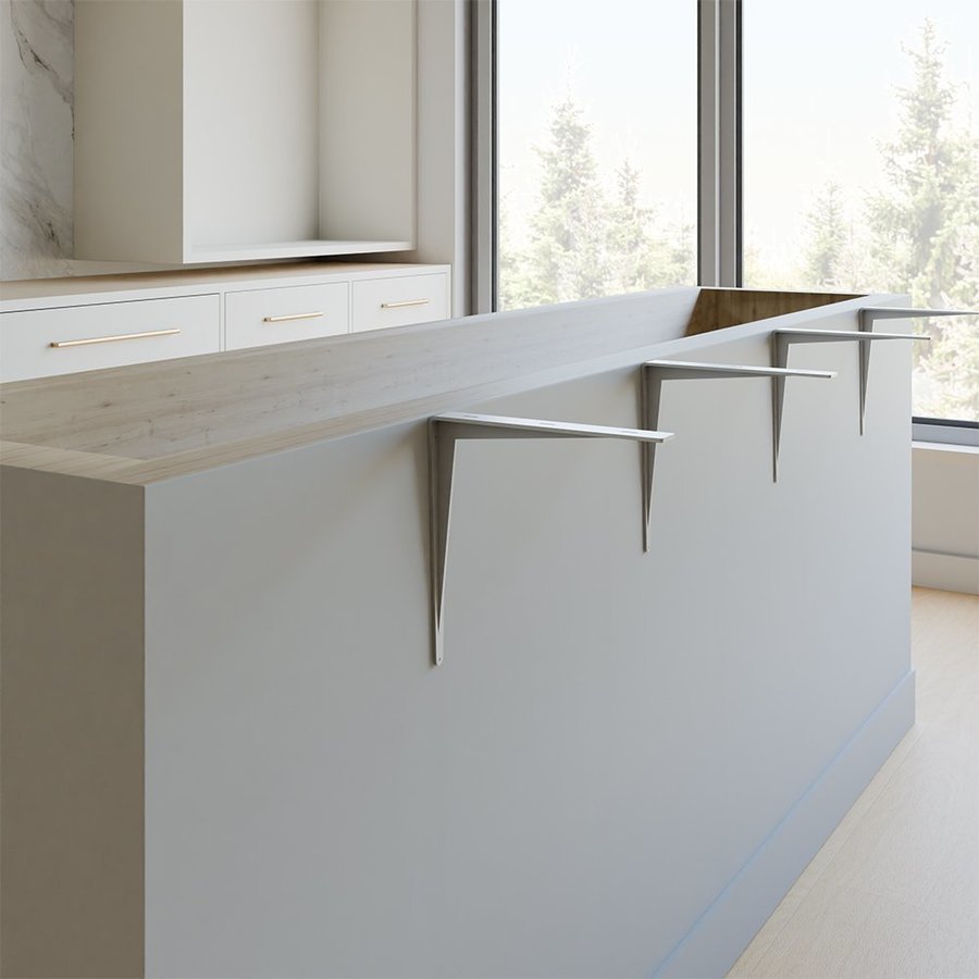 Federal Brace 40461, Chevron Countertop Support Bracket 10 x 2 x 10 ...