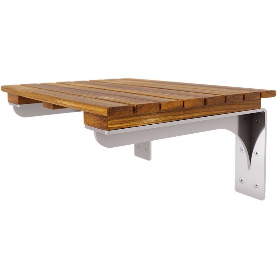 Federal Brace FB-09765, Shower Bench System 16 x 21 x 3 Inch, Teak ...