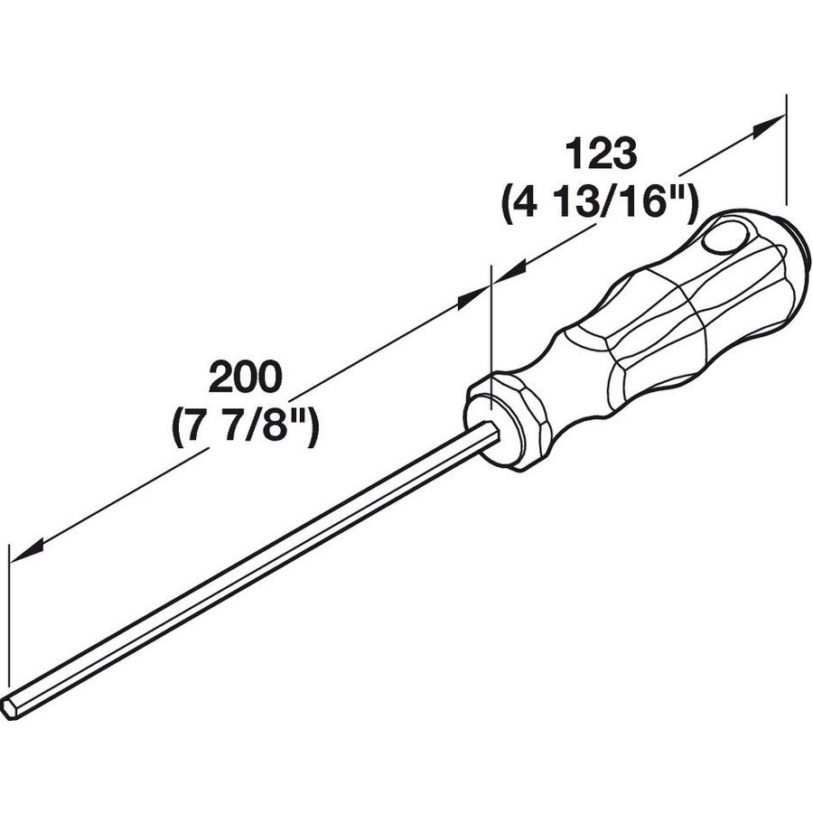 Hafele 637.76.361, AXILO Extension Tool with 1/4 Inch Bit ...