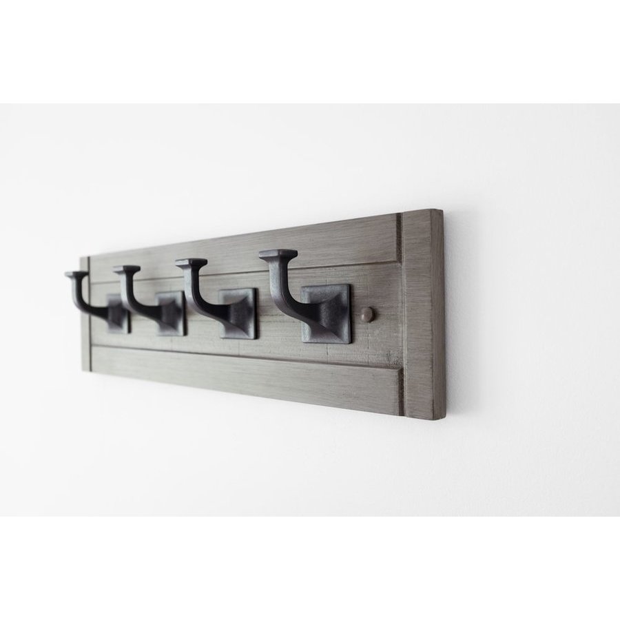 Hickory Hardware S077231-GGYBI, Forge 20 Inch Long Coat Rack/Hook Rail ...