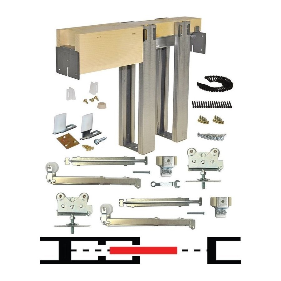 Johnson Hardware 204080SC, 48 Inch x 96 Inch Maximum Door Size Soft ...