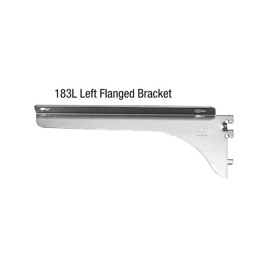 Knape and Vogt 183L ANO 14, 14 Inch Length Heavy-Duty Center Flange ...