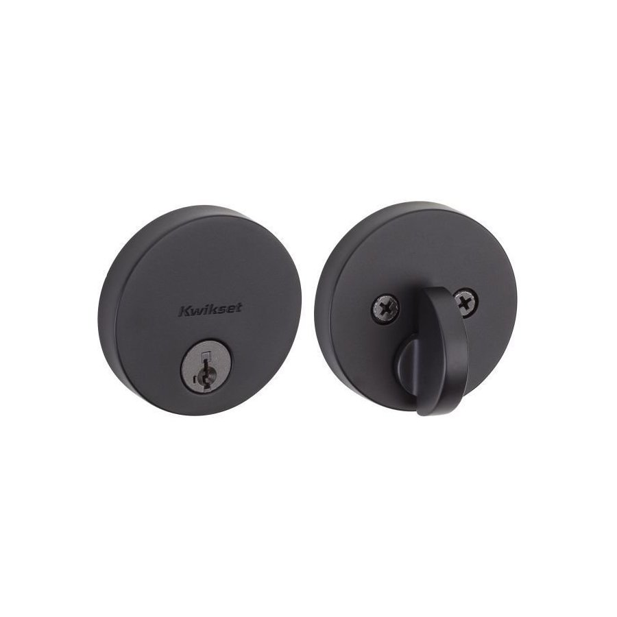 Kwikset 258RDT-514S.STRKP, Uptown Round Contemporary Low Profile Single ...