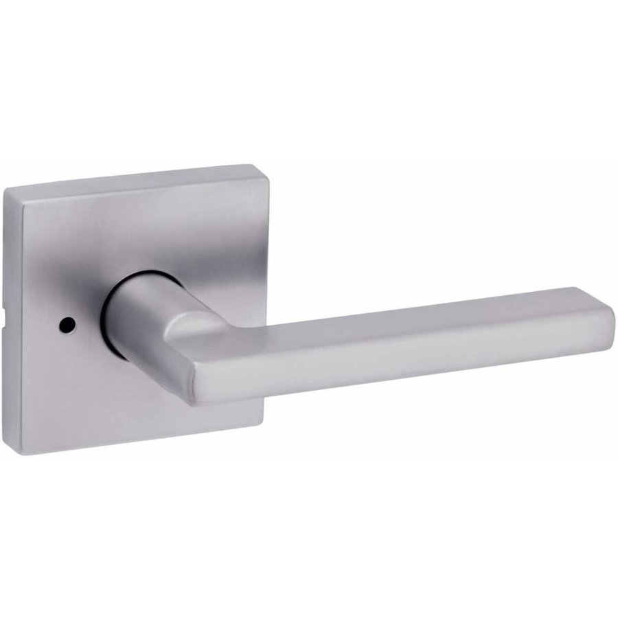 Kwikset 730HFLSQT-26D, Halifax Door Lever with Square Rose Privacy Door ...