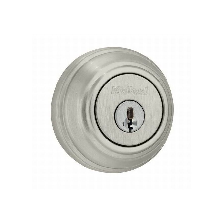 Kwikset 980-15S.STRKP, Single Cylinder Deadbolt SmartKey with RCAL ...