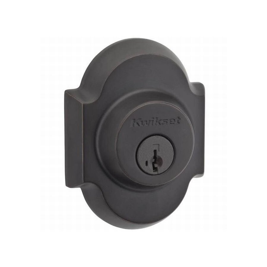 Kwikset 985AUD-11PS, Austin Door Lever Double Cylinder Deadbolt ...