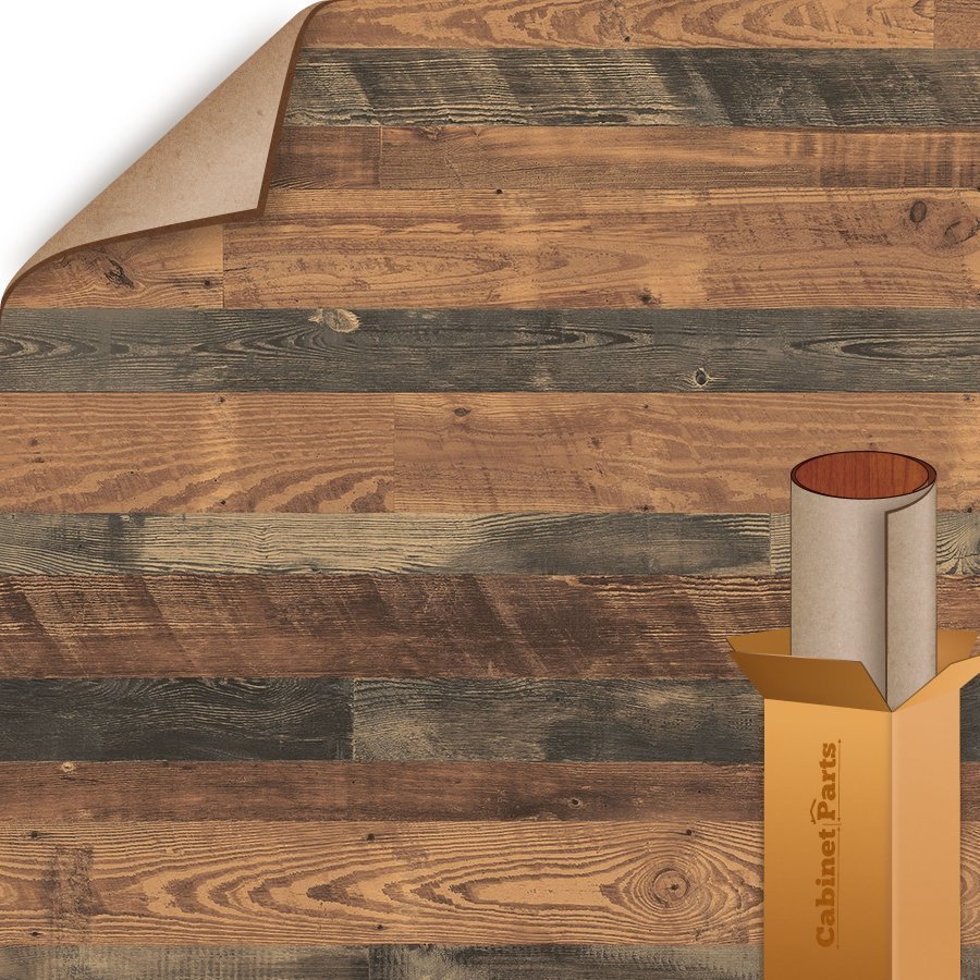 Antique Bourbon Pine Wilsonart Laminate 5X12 Horizontal SoftGrain | CabinetParts.com