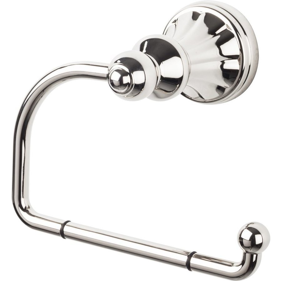 Top Knobs HUD4PN, 4-3/4 Inch Length Hudson Toilet Paper Hook, Polished ...