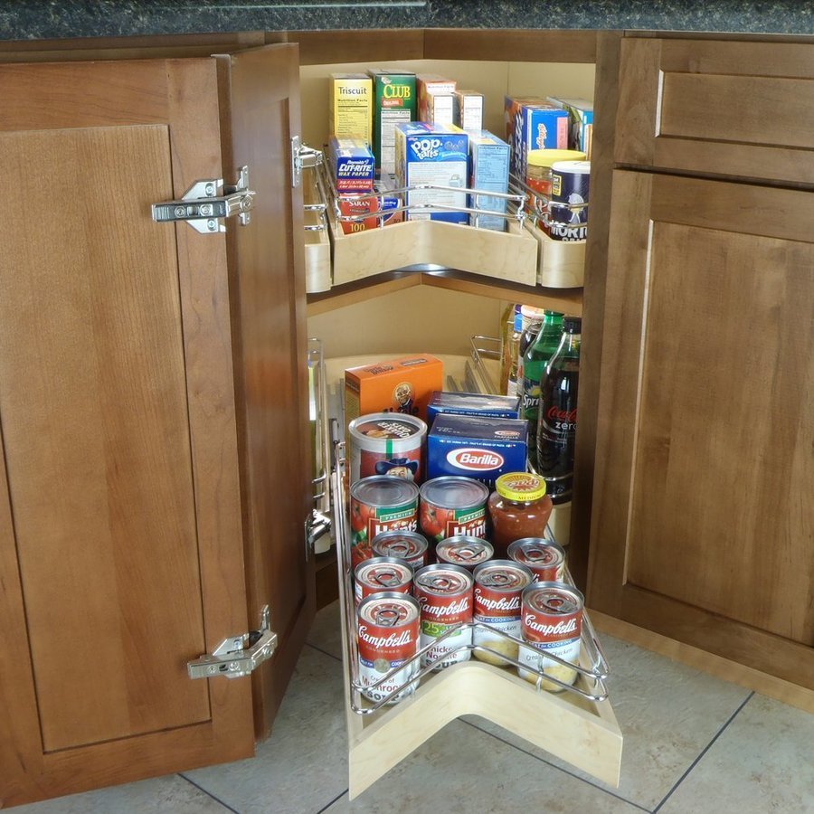 Omega National Products 30 Inch Diameter Easy Access Double Shelf ...
